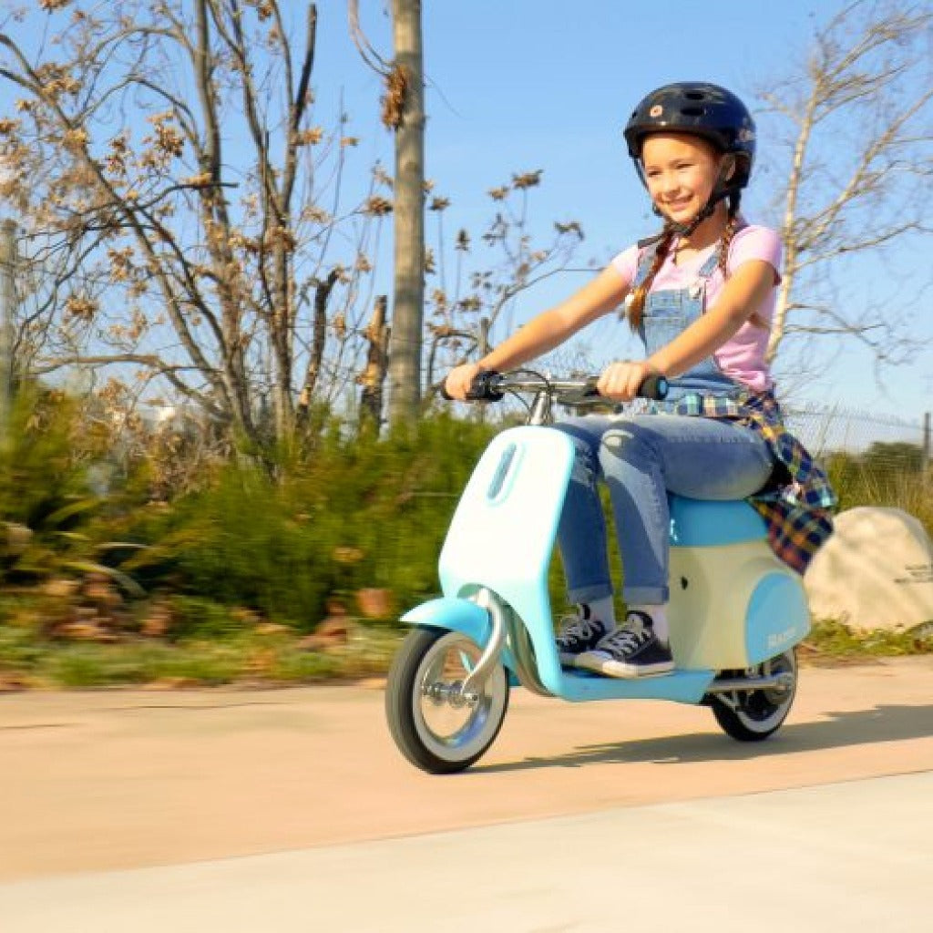 Razor Pocket Mod Petite - 12V Miniature Euro-Style Electric Scooter ...